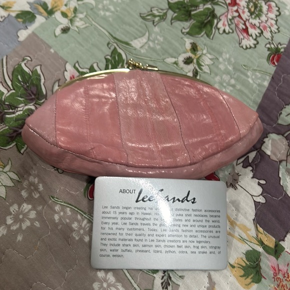 Lee Sands | Bags | Vintage Lee Sands Coin Purse Pink | Poshmark